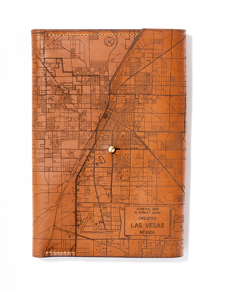 Las Vegas Map Journal – Tactile Craftworks