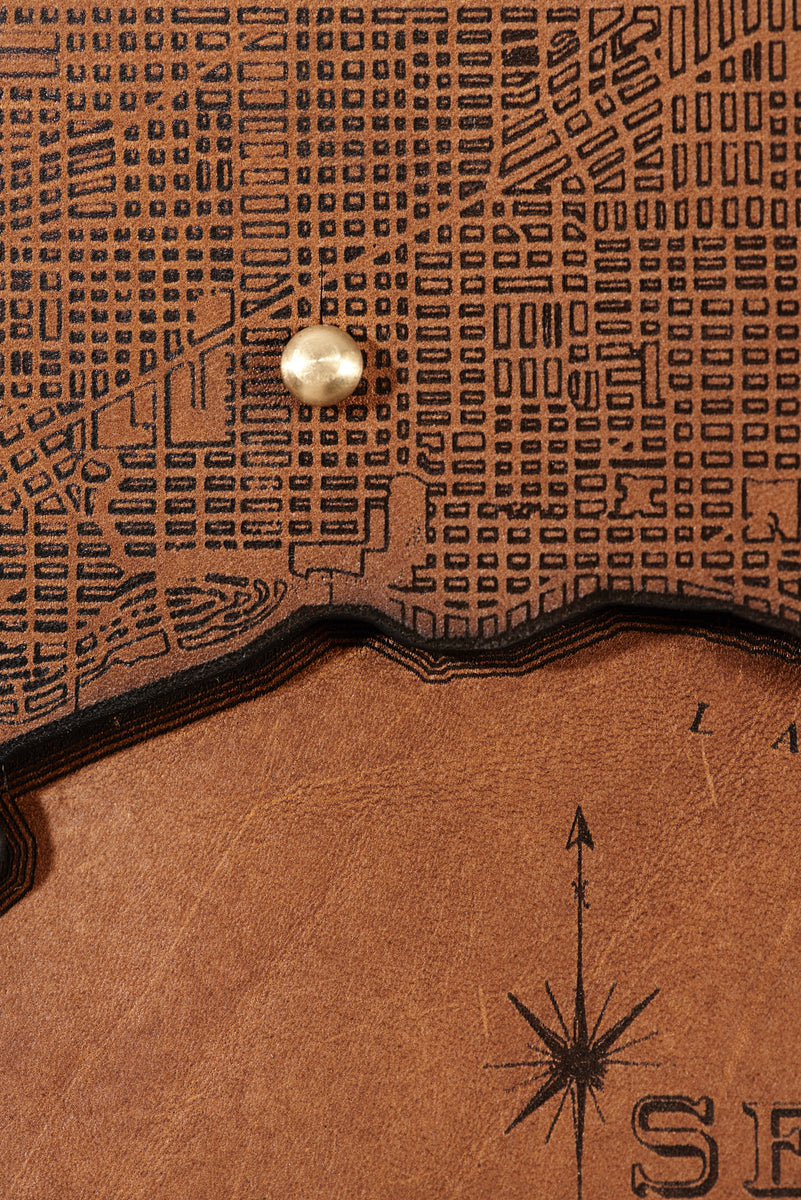 Seattle Map Clutch – Tactile Craftworks